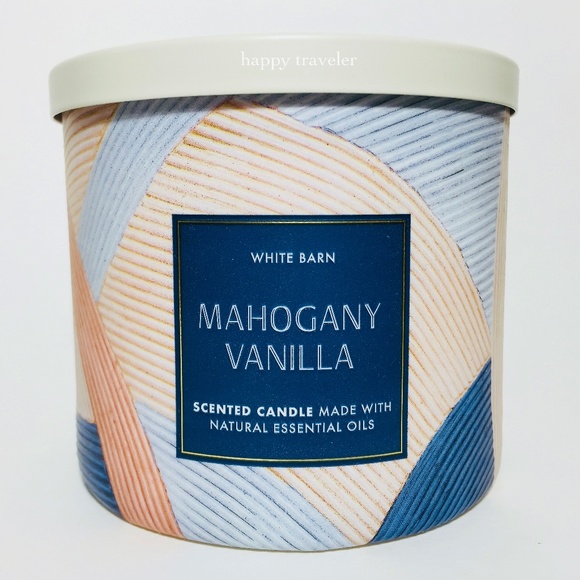 Bath & Body Works | Accents | Mahogany Vanilla 3 Wick Candle | Poshmark